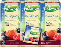 Thee Pickwick Fair Trade forest fruit 25x1.5gr 25 Stuk Alles voor kantoor